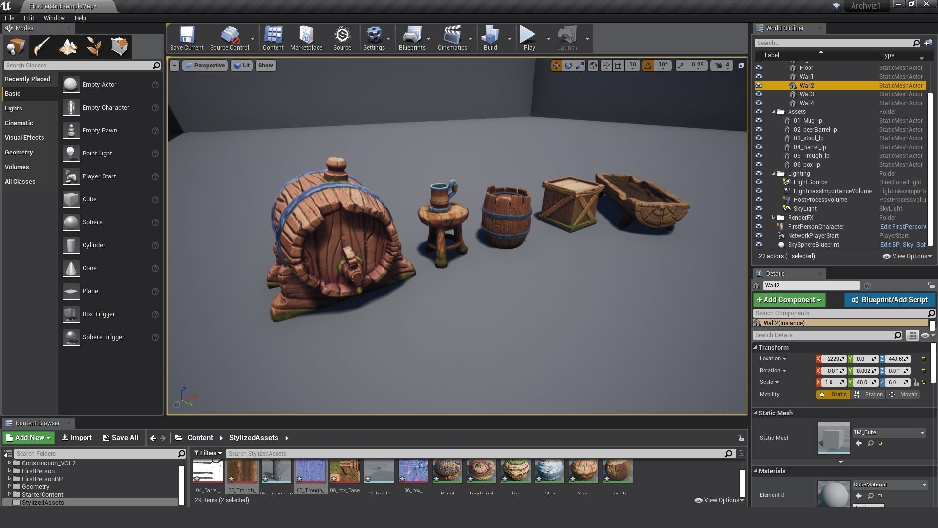 3D model Stylized game assets VR / AR / low-poly | CGTrader