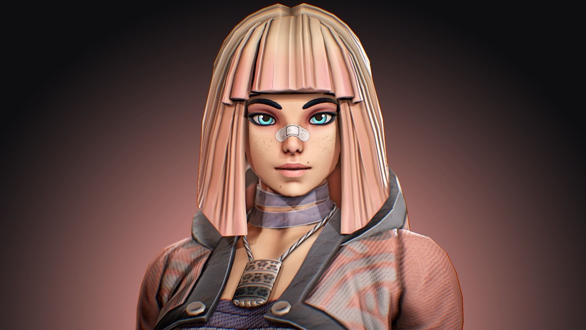 3D model Yuko - Stylized Character VR / AR / low-poly rigged animated | CGTrader