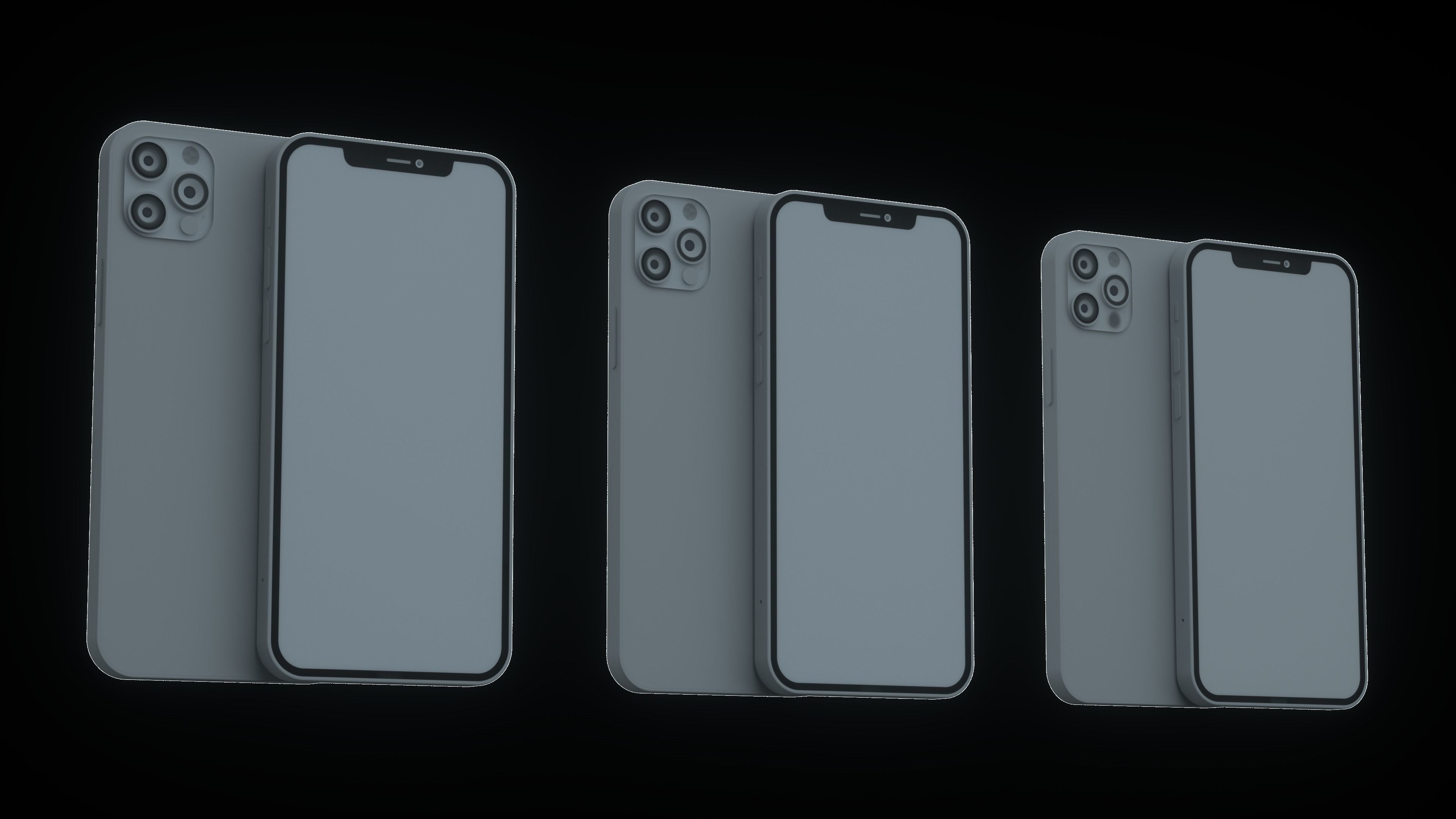 iPhone 12 Pro - Octane Light Scene 3D model | CGTrader