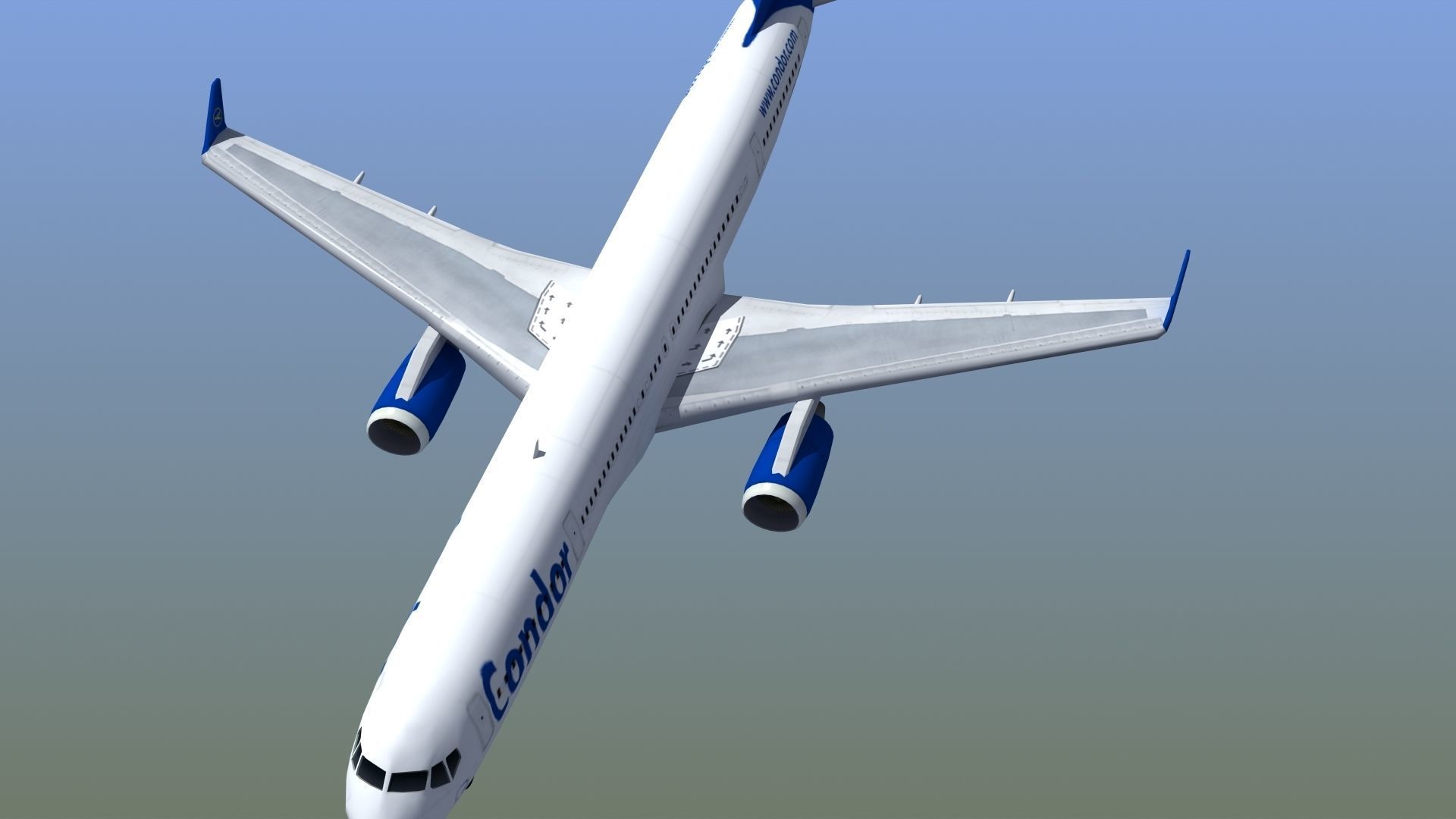 B757 300 Airliner 3D model | CGTrader