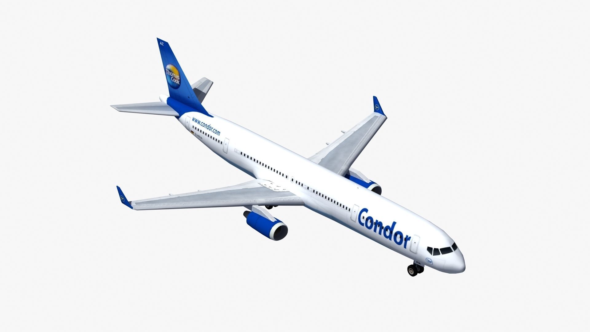 B757 300 Airliner 3D model | CGTrader