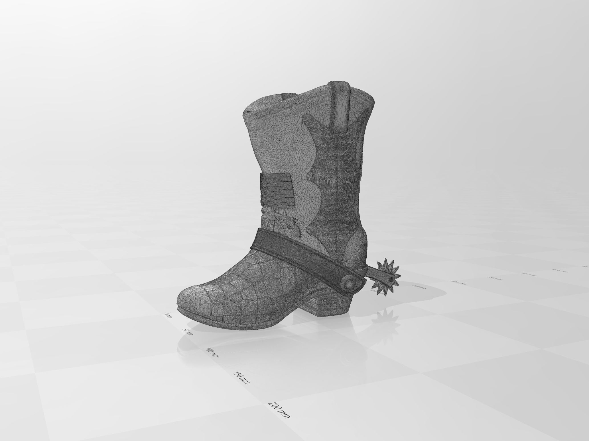 Cowboy Boot Piggy Bank 3D model 3D printable | CGTrader