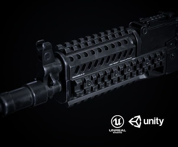 3D model Handguard B10 and B19 for AKs PBR VR / AR / low-poly | CGTrader