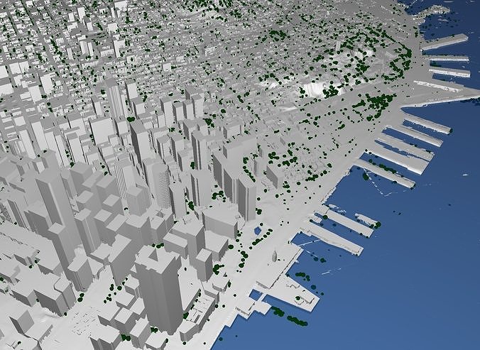 3D model San Francisco 3D Model VR / AR / low-poly | CGTrader