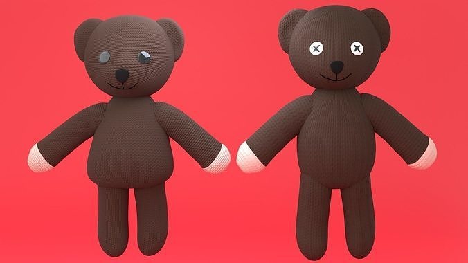 Teddy Buddies free 3D model | CGTrader