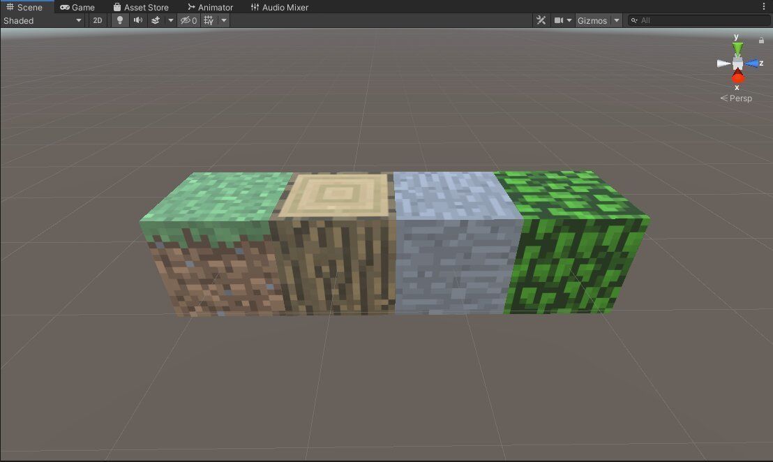Minecraft basic blocks unity package free 3D model | CGTrader