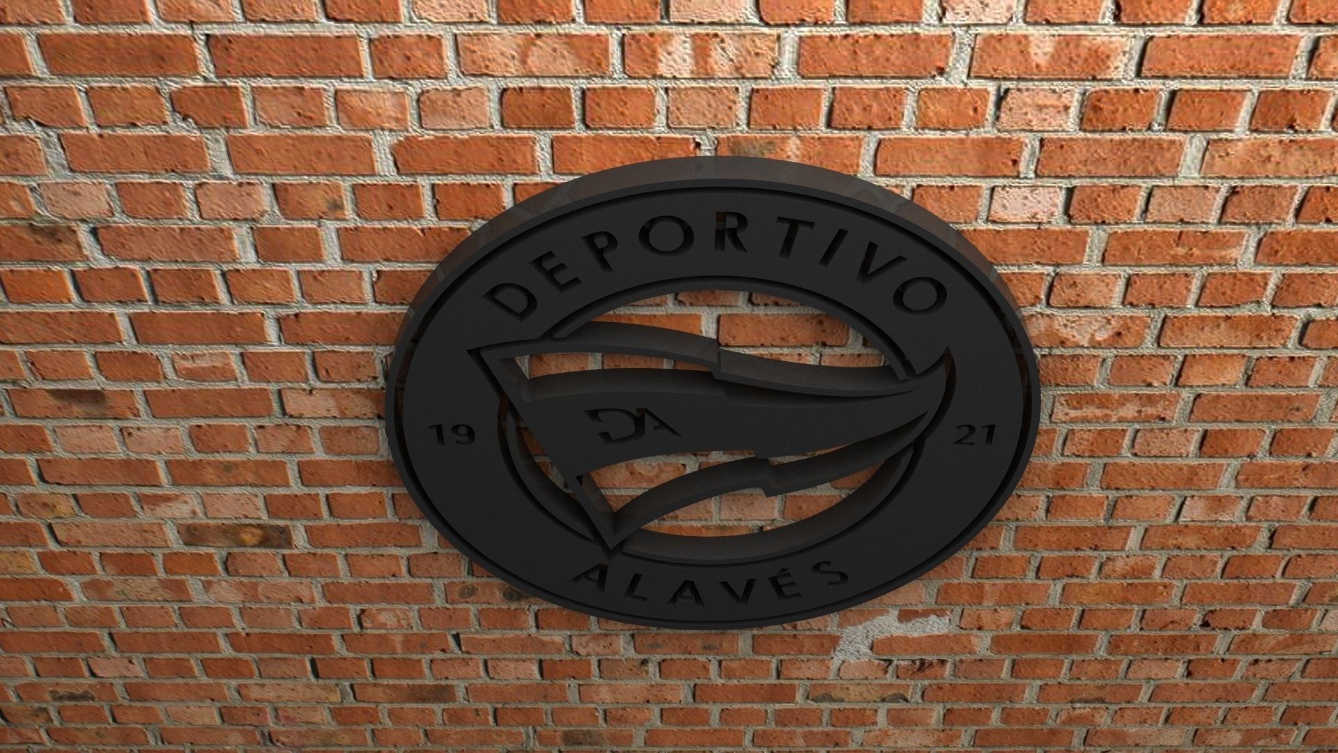 Deportivo Alaves Logo 3D model | CGTrader