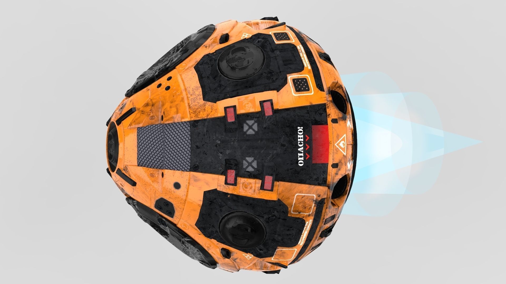 Sci-Fi hover unit free 3D model | CGTrader