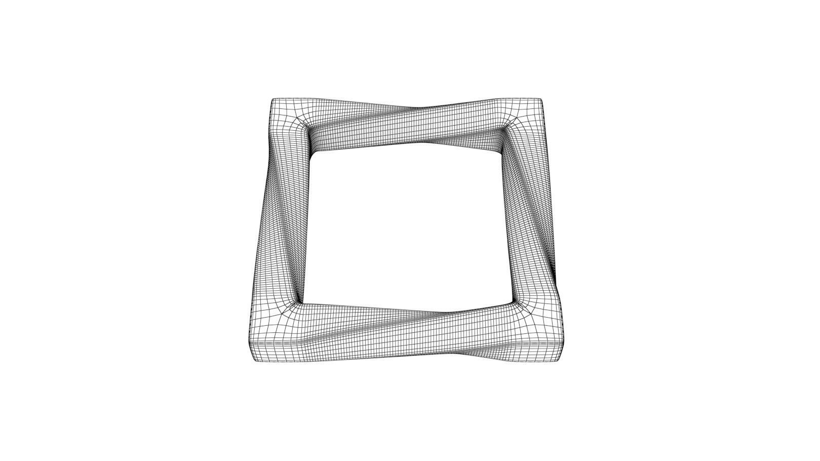 Twisted Square 3D model 3D printable | CGTrader