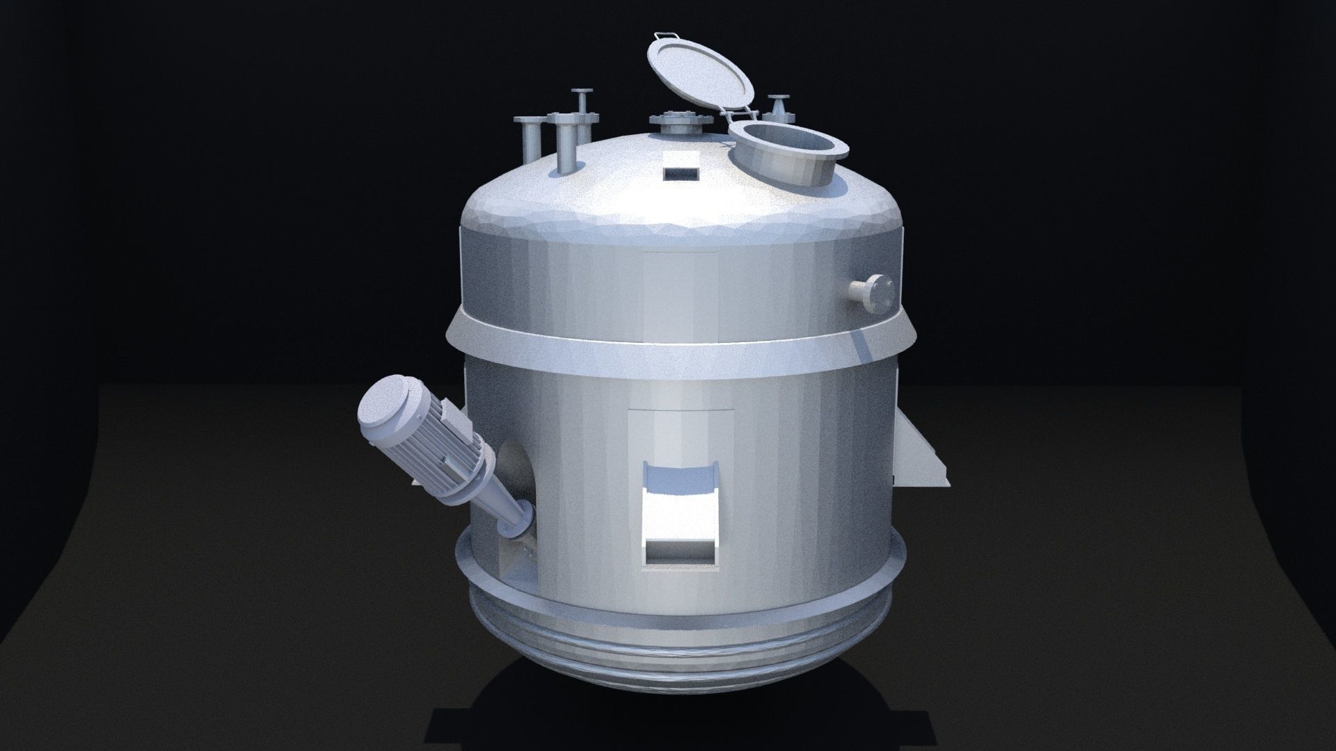 Mixer Tank 10m3 3D model rigged | CGTrader