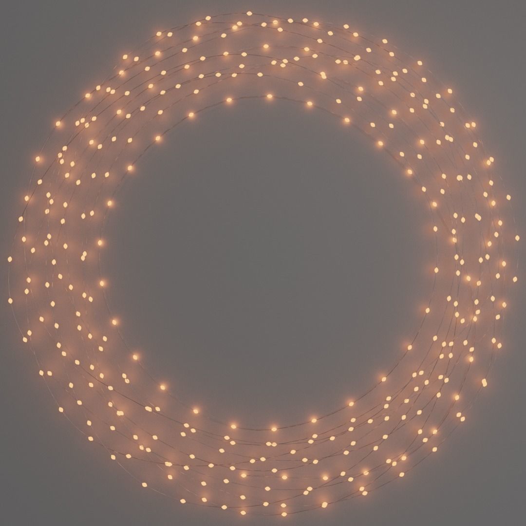 Wire fairy lights 3D model | CGTrader