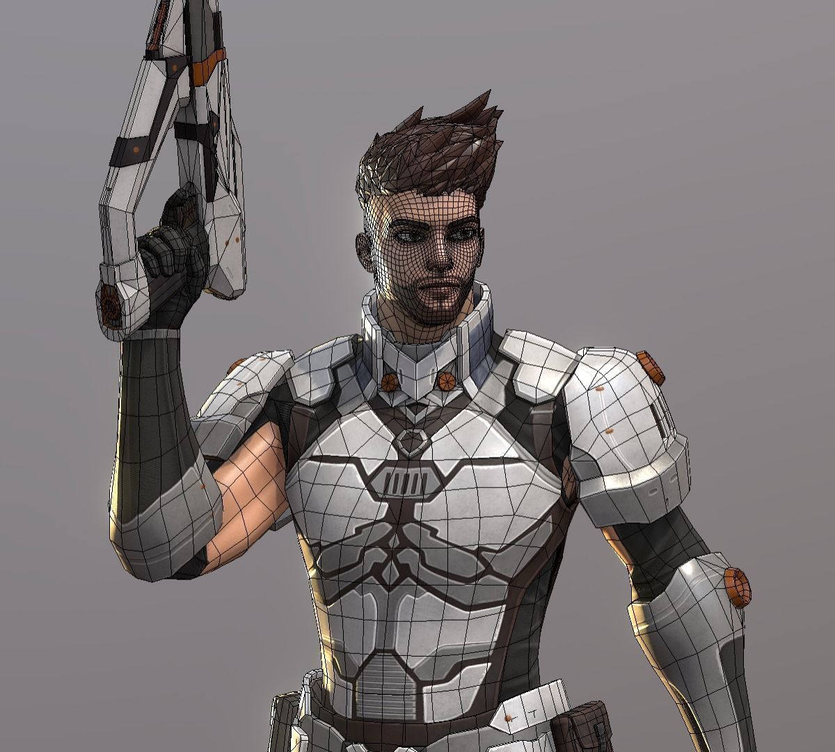 3D model Hero Character VR / AR / low-poly | CGTrader