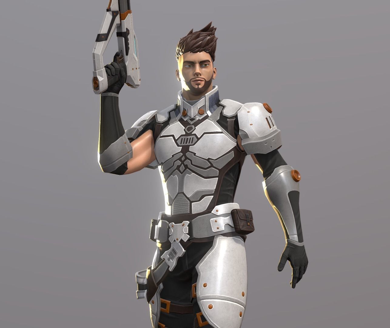 3D model Hero Character VR / AR / low-poly | CGTrader