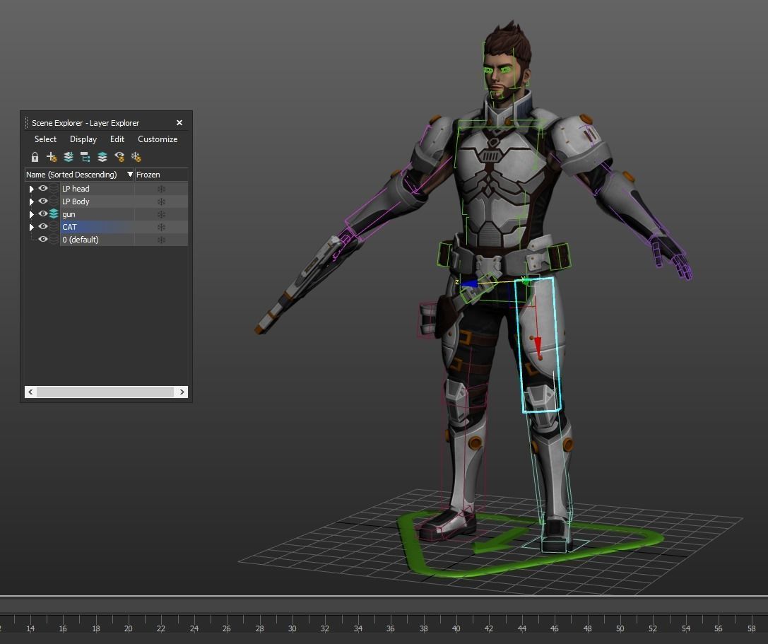 3D model Hero Character VR / AR / low-poly | CGTrader
