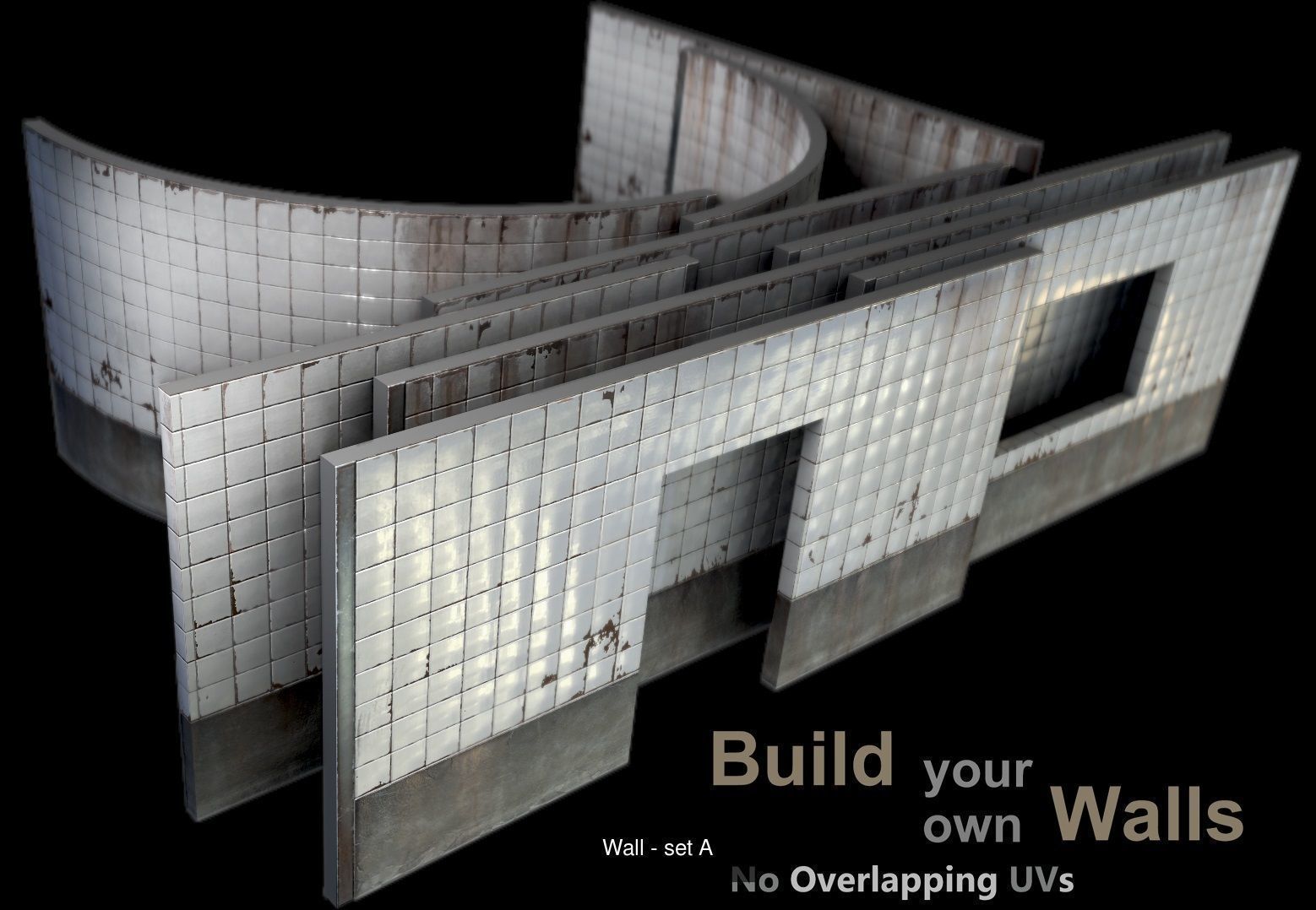 exterior city building objects - low-poly - street 3D Model Collection ...