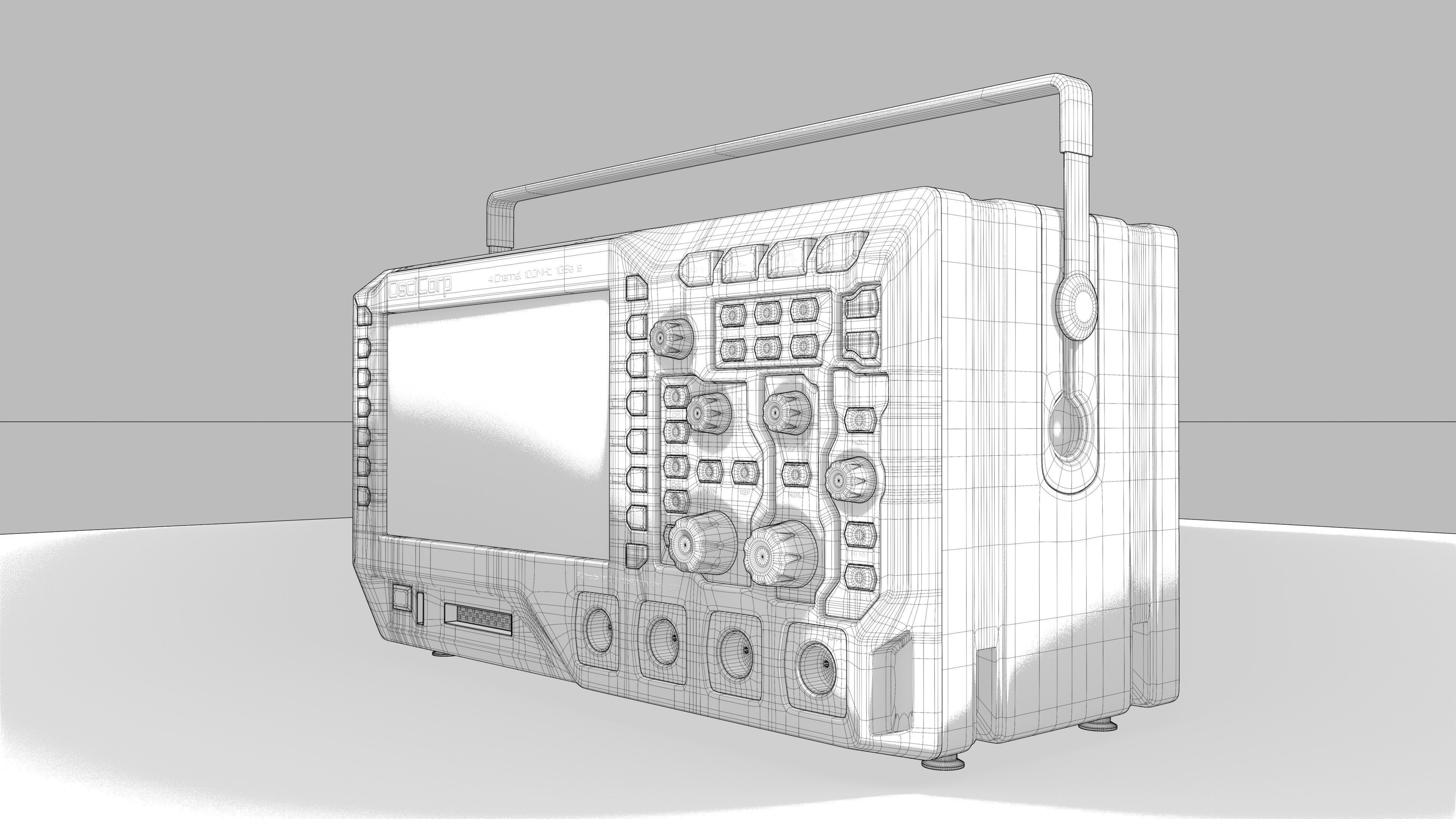 Rigol Oscilloscope 3D model | CGTrader