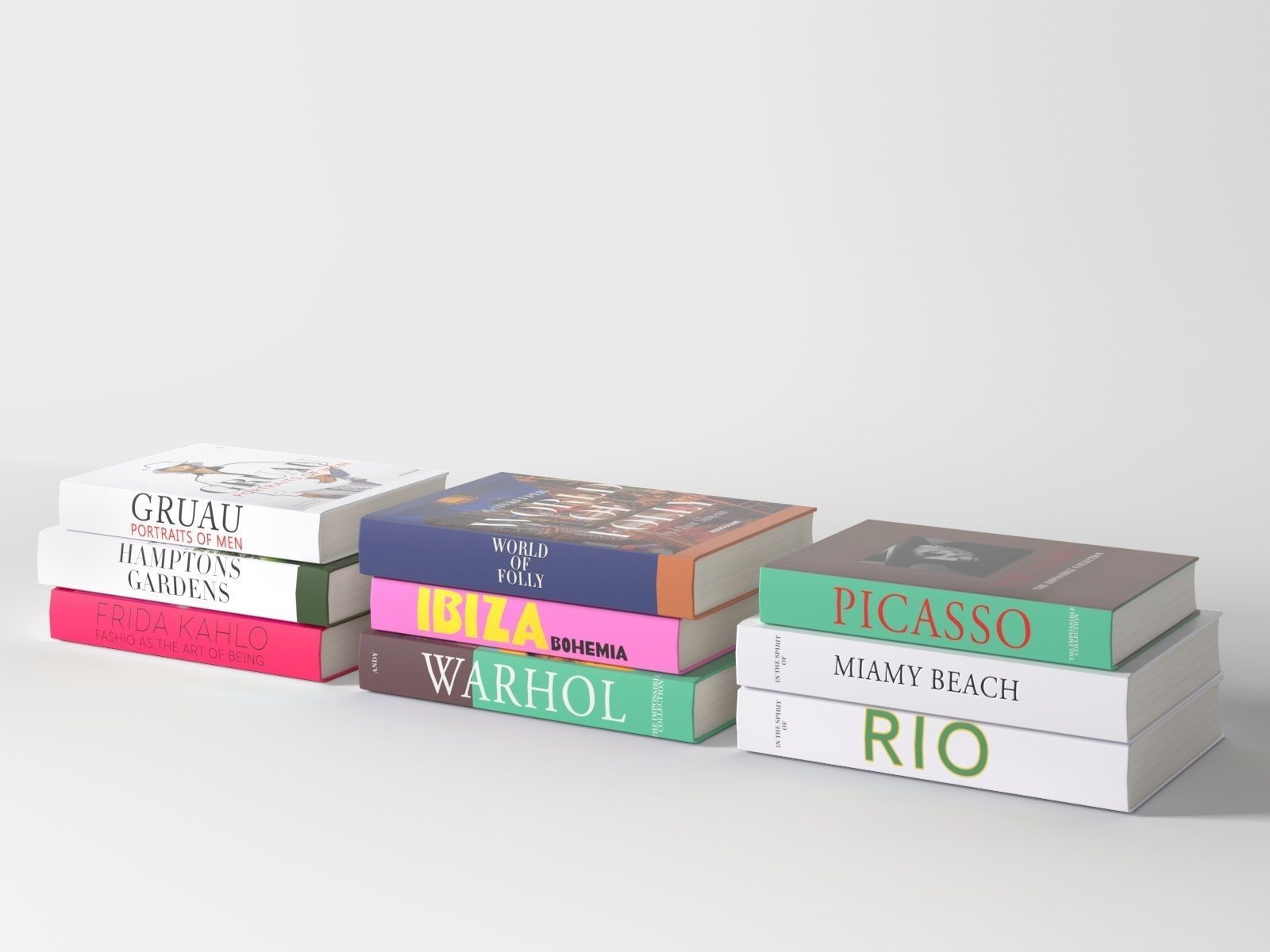 Books 06 3D model | CGTrader