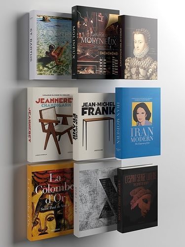 Books 07 3D model | CGTrader