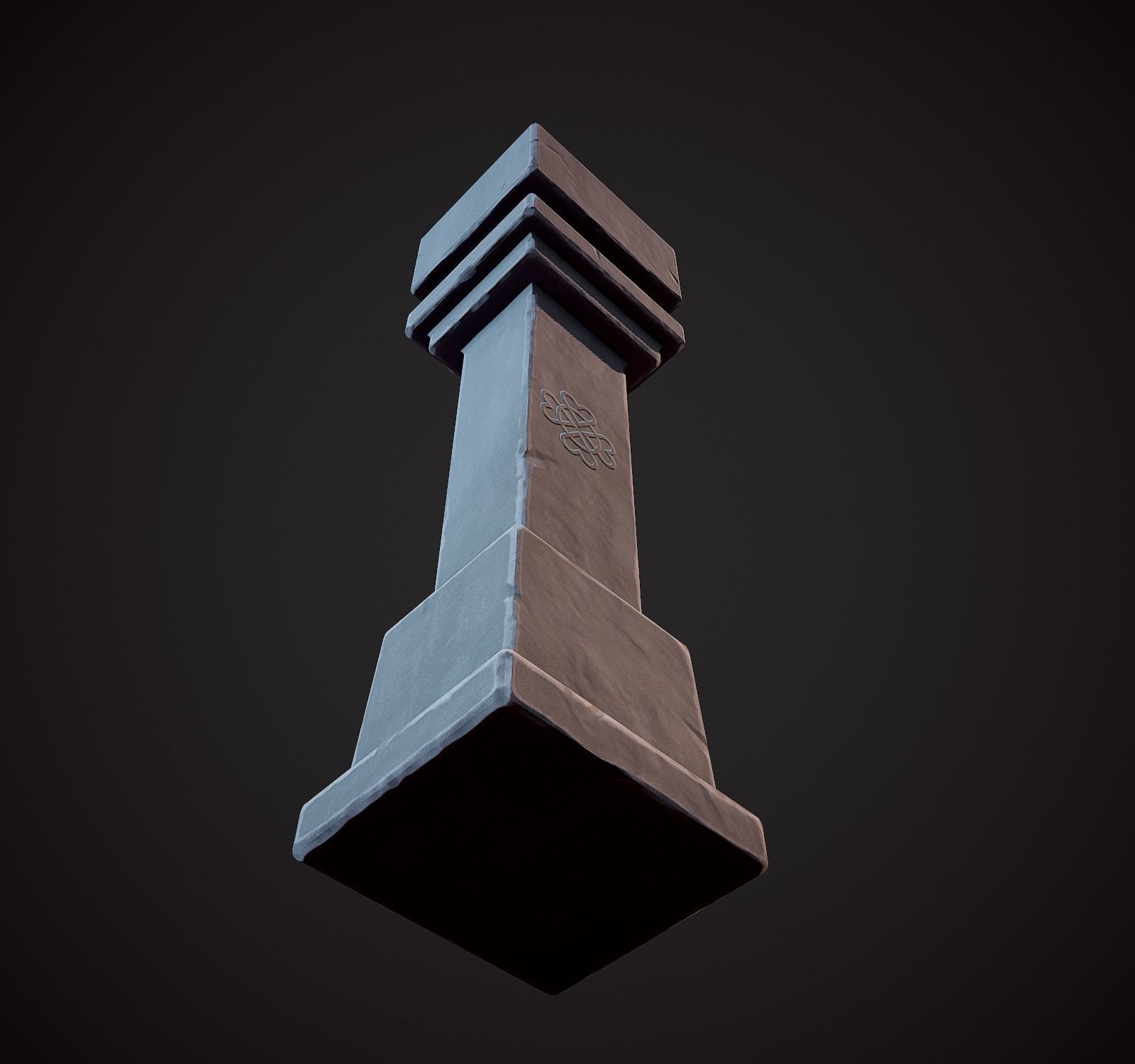 Stylized Pillar - Tutorial Included 3D model | CGTrader