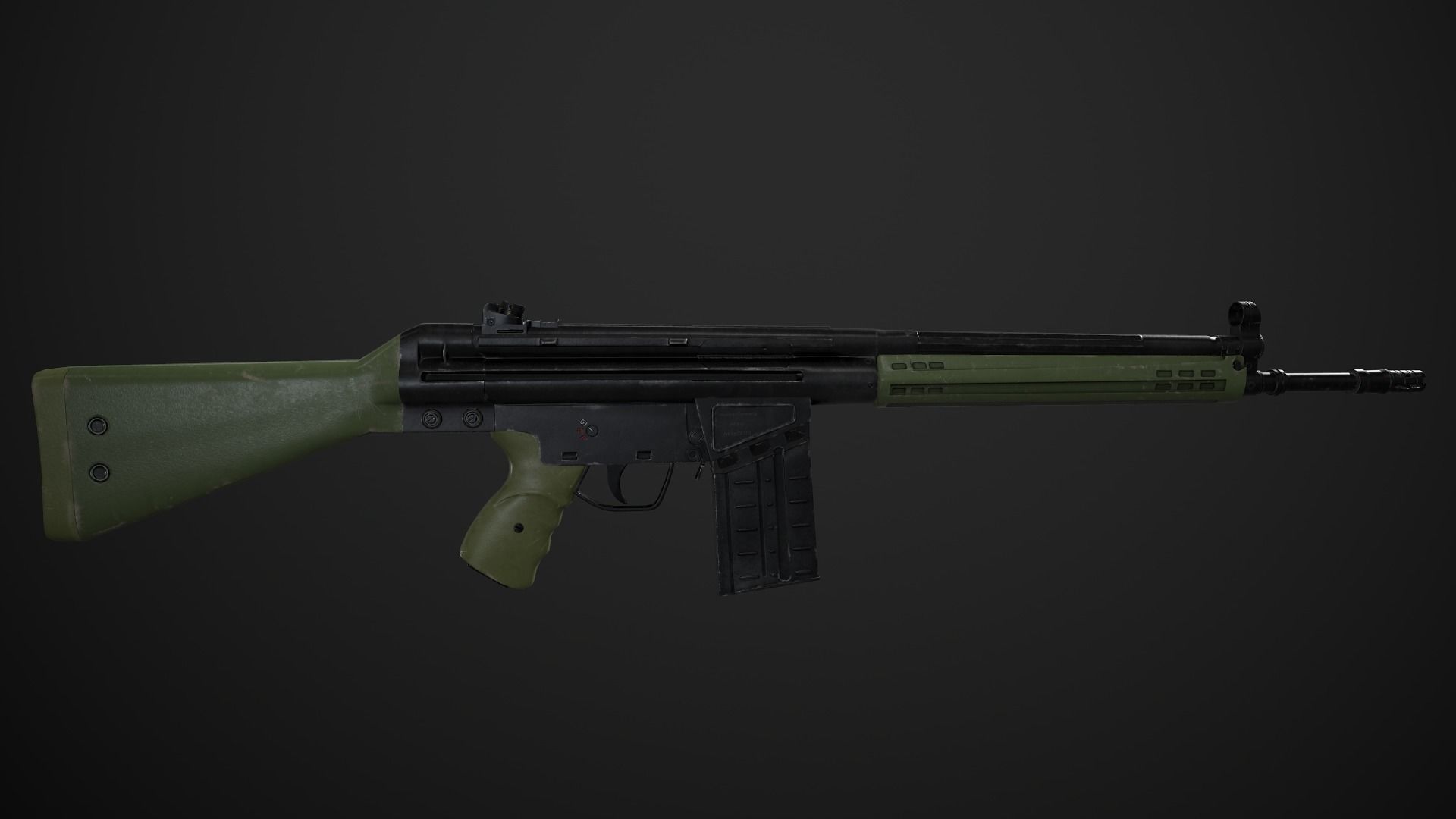 3D model Heckler- Koch G3 VR / AR / low-poly | CGTrader