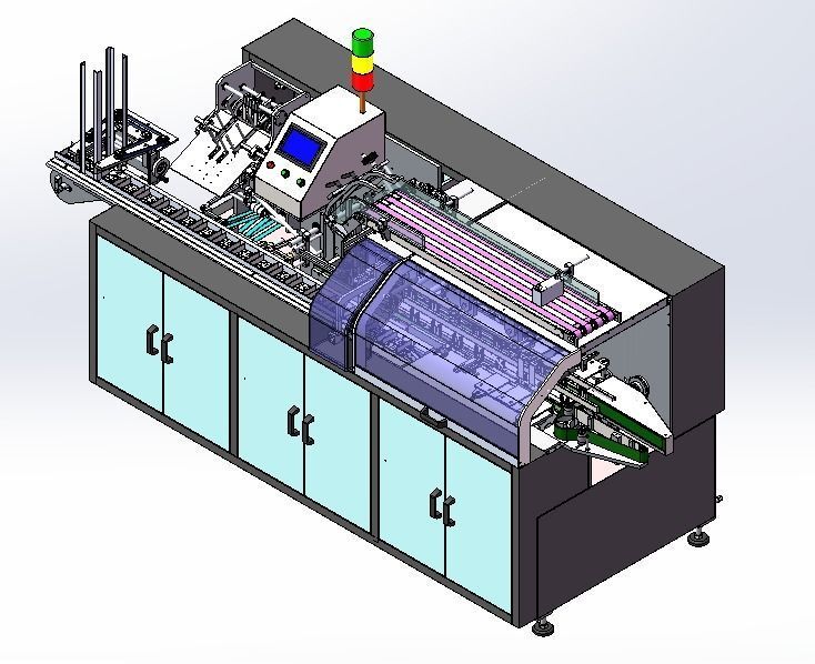 Automatic high-speed cartoning machine 3D model | CGTrader