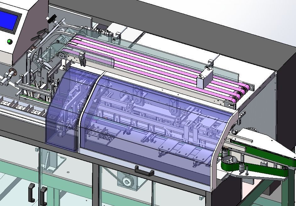 Automatic high-speed cartoning machine 3D model | CGTrader