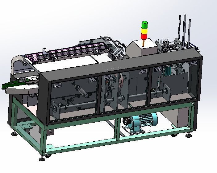 Automatic high-speed cartoning machine 3D model | CGTrader