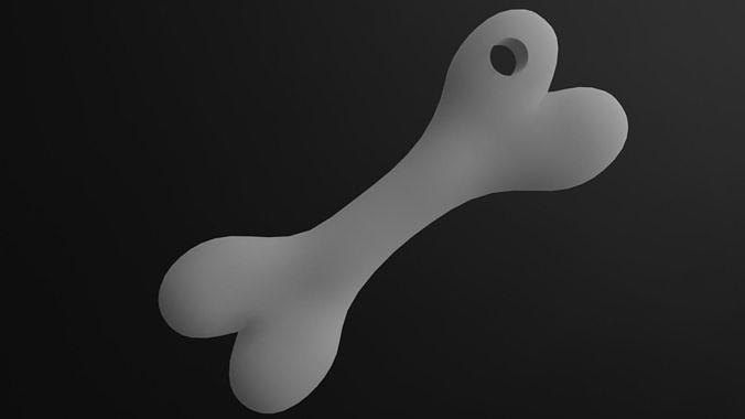Bone earring 3D model 3D printable | CGTrader