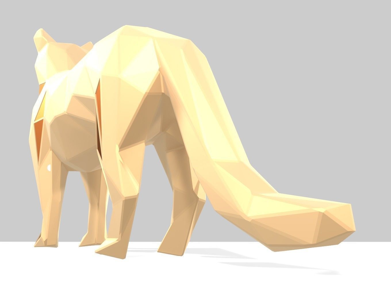 Polygonal Cat Printable 3D model 3D printable | CGTrader
