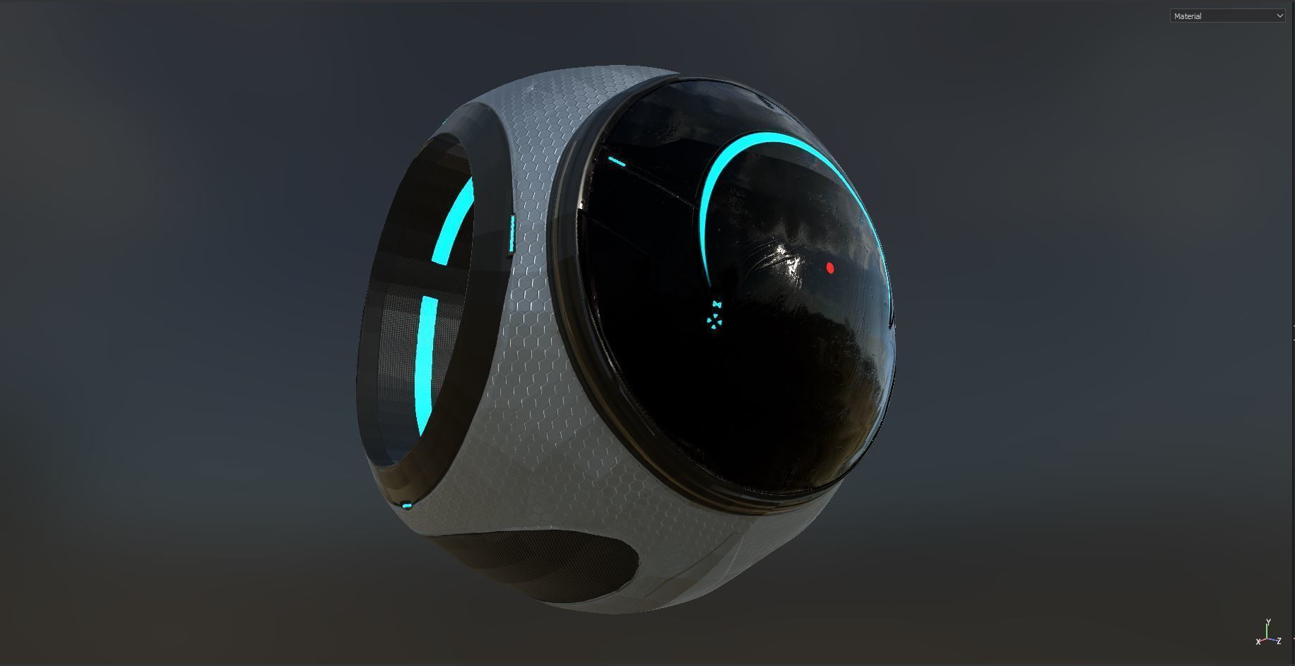 3D model Scifi Camera Drone VR / AR / low-poly | CGTrader