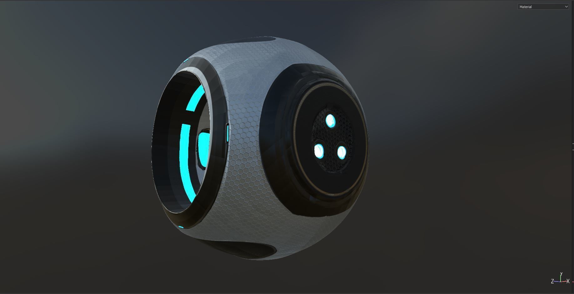 3D model Scifi Camera Drone VR / AR / low-poly | CGTrader