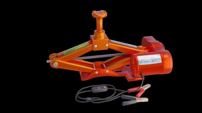 3D model Electric Car Jacks VR / AR / low-poly | CGTrader