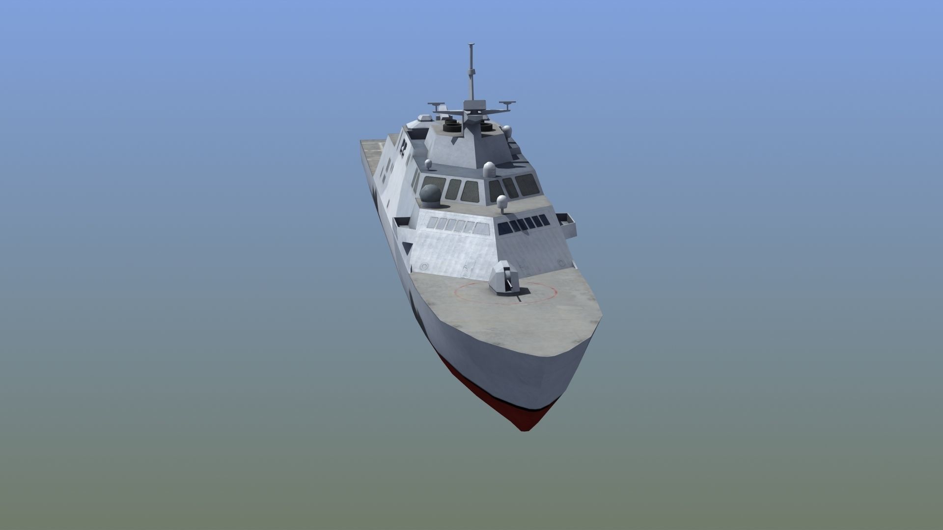 3D model LCS1 Littoral Combat Ship VR / AR / low-poly | CGTrader