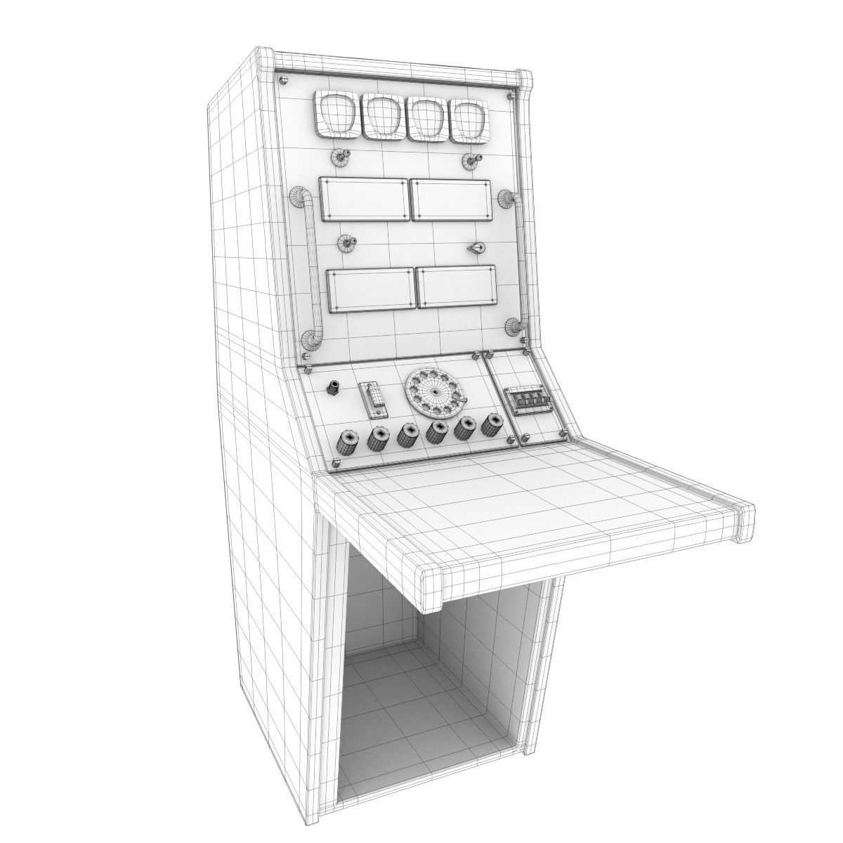 Nasa Control Tables 3D model | CGTrader