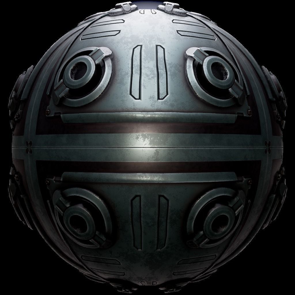 PBR Seamless Sci-Fi Texture 01 FREE SAMPLE free VR / AR / low-poly 3D ...
