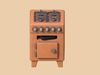 3D model Simple Stylized Low-poly Oven - 3 texture sets VR / AR / low ...
