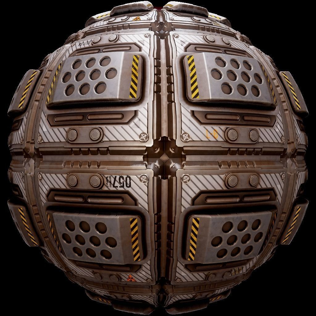 3D model PBR Seamless Sci-Fi Texture 36 VR / AR / low-poly | CGTrader