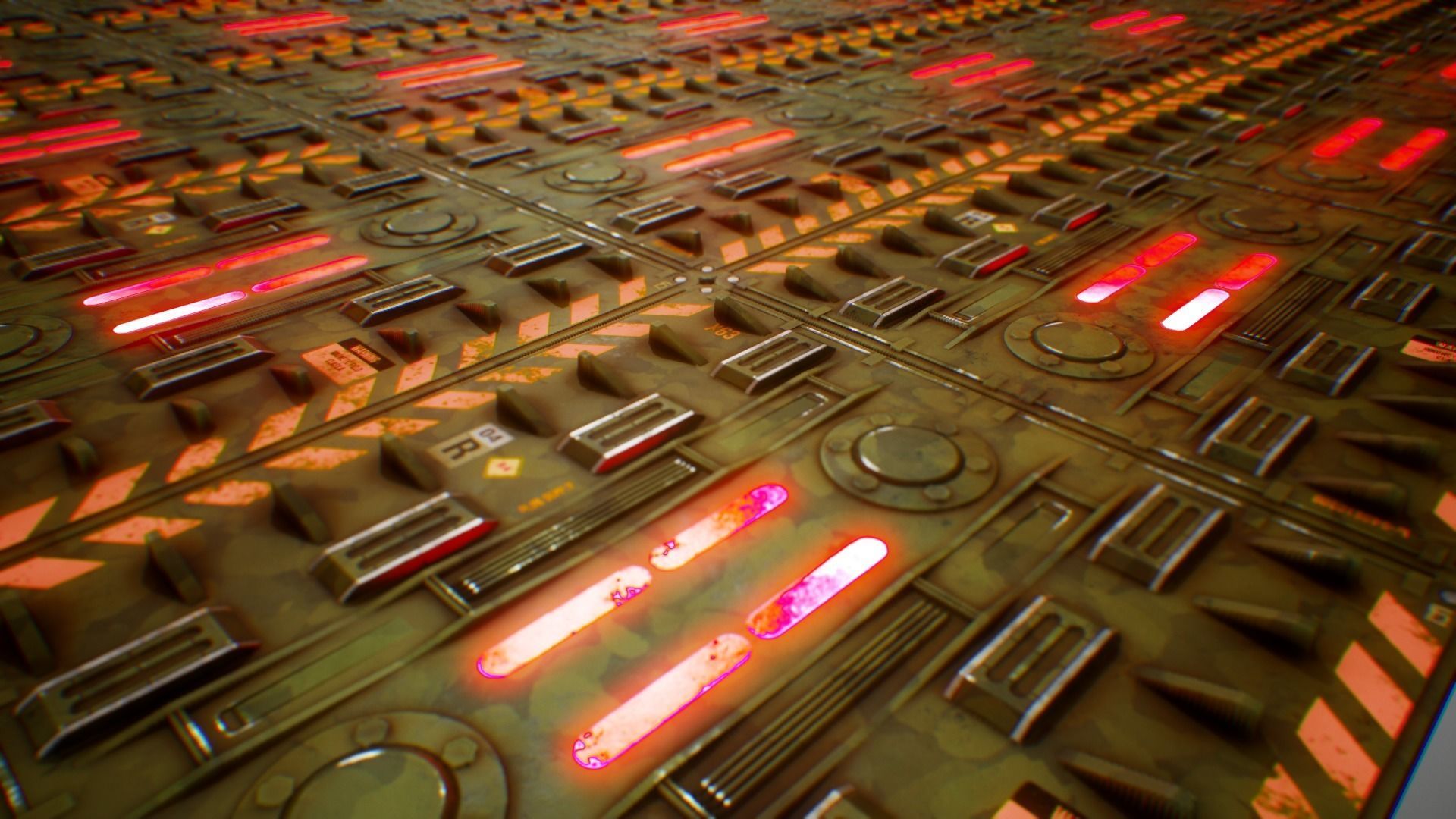 3D model PBR Seamless Sci-Fi Texture 41 VR / AR / low-poly | CGTrader