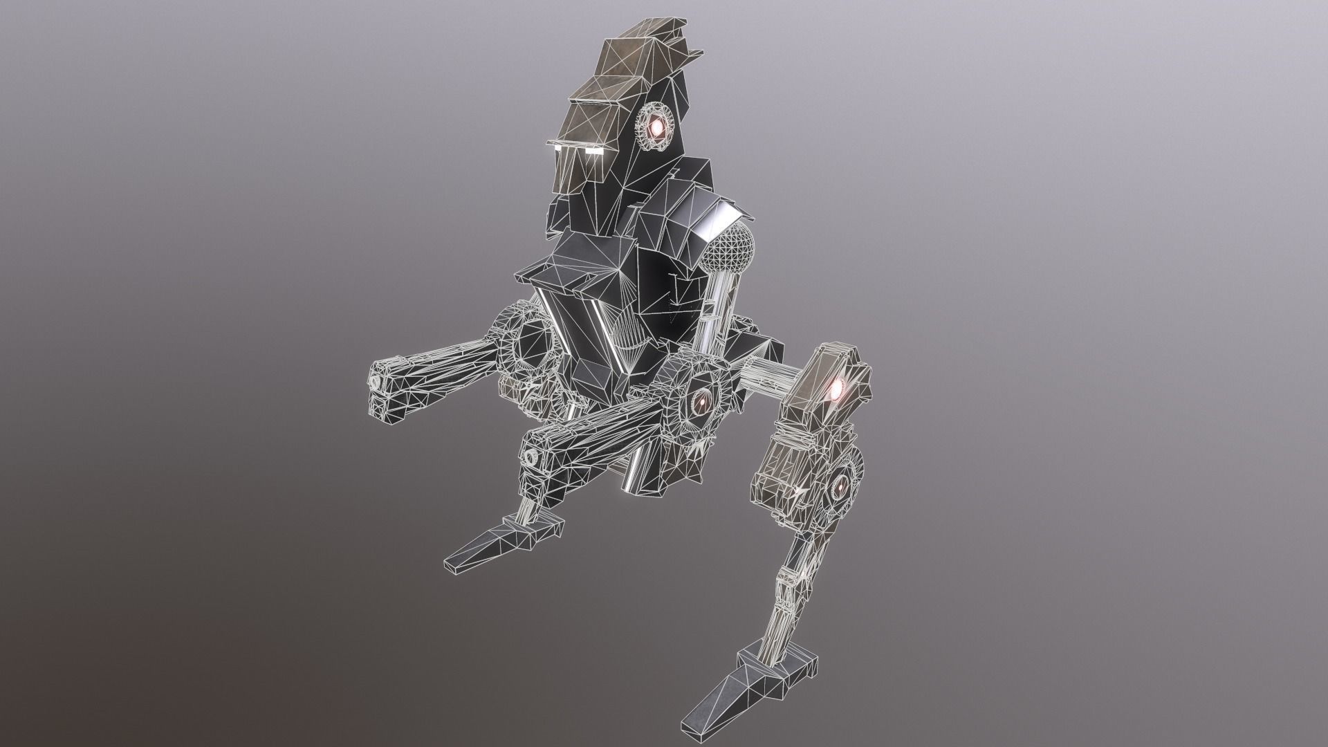 Cave Robot 3D model | CGTrader