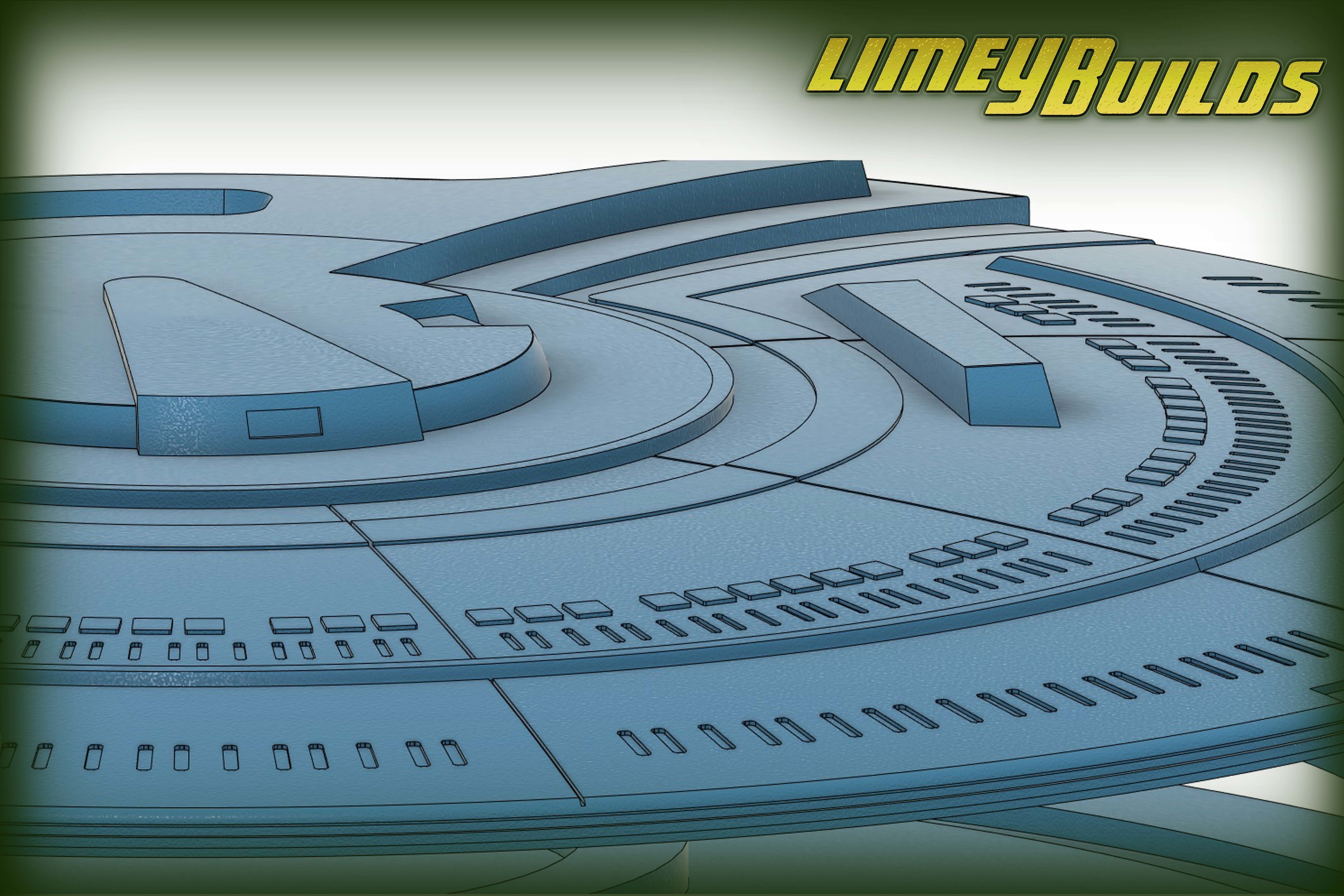 USS Cerritos 3D model 3D printable | CGTrader
