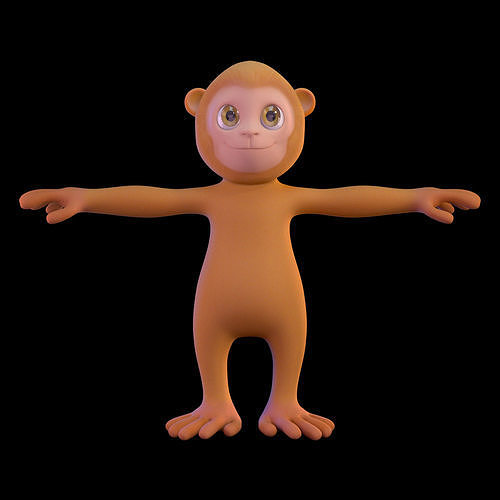 Monkey RIG 3D model | CGTrader