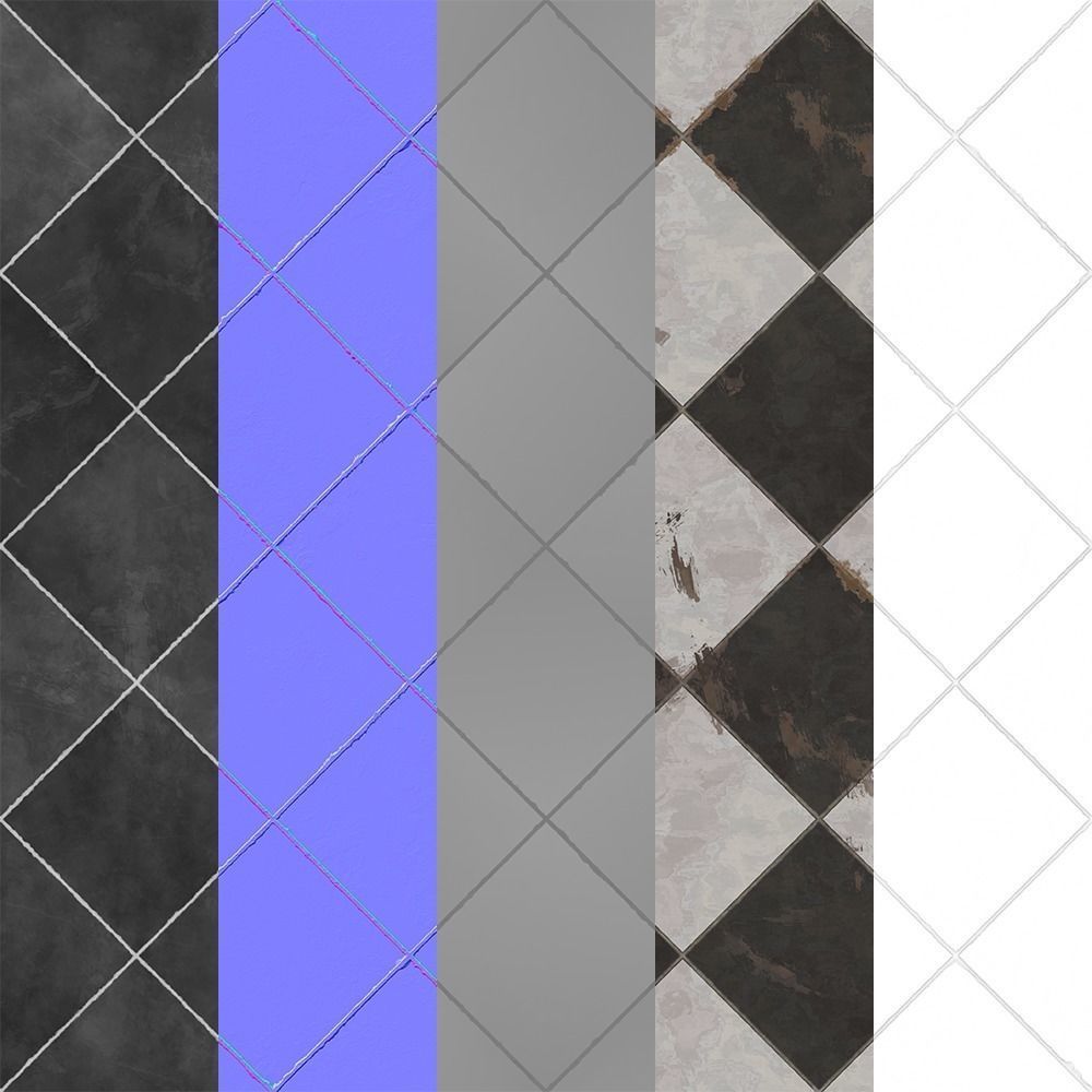 Checkerboard Tiles Texture | CGTrader