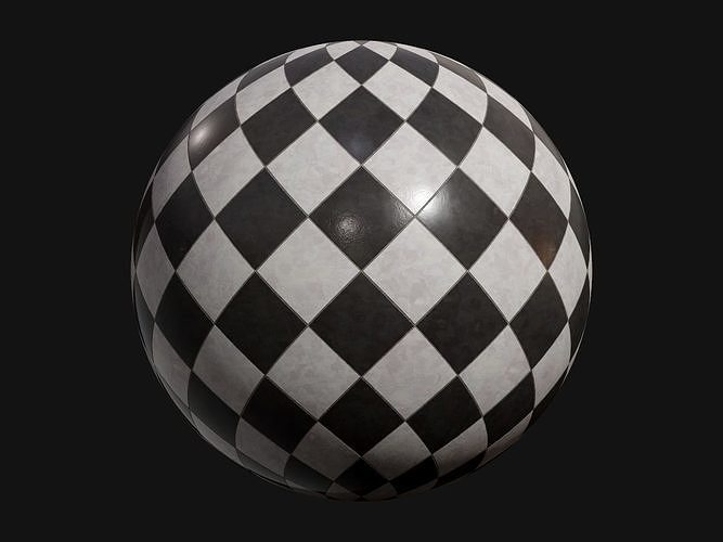 Checkerboard Tiles Texture | CGTrader