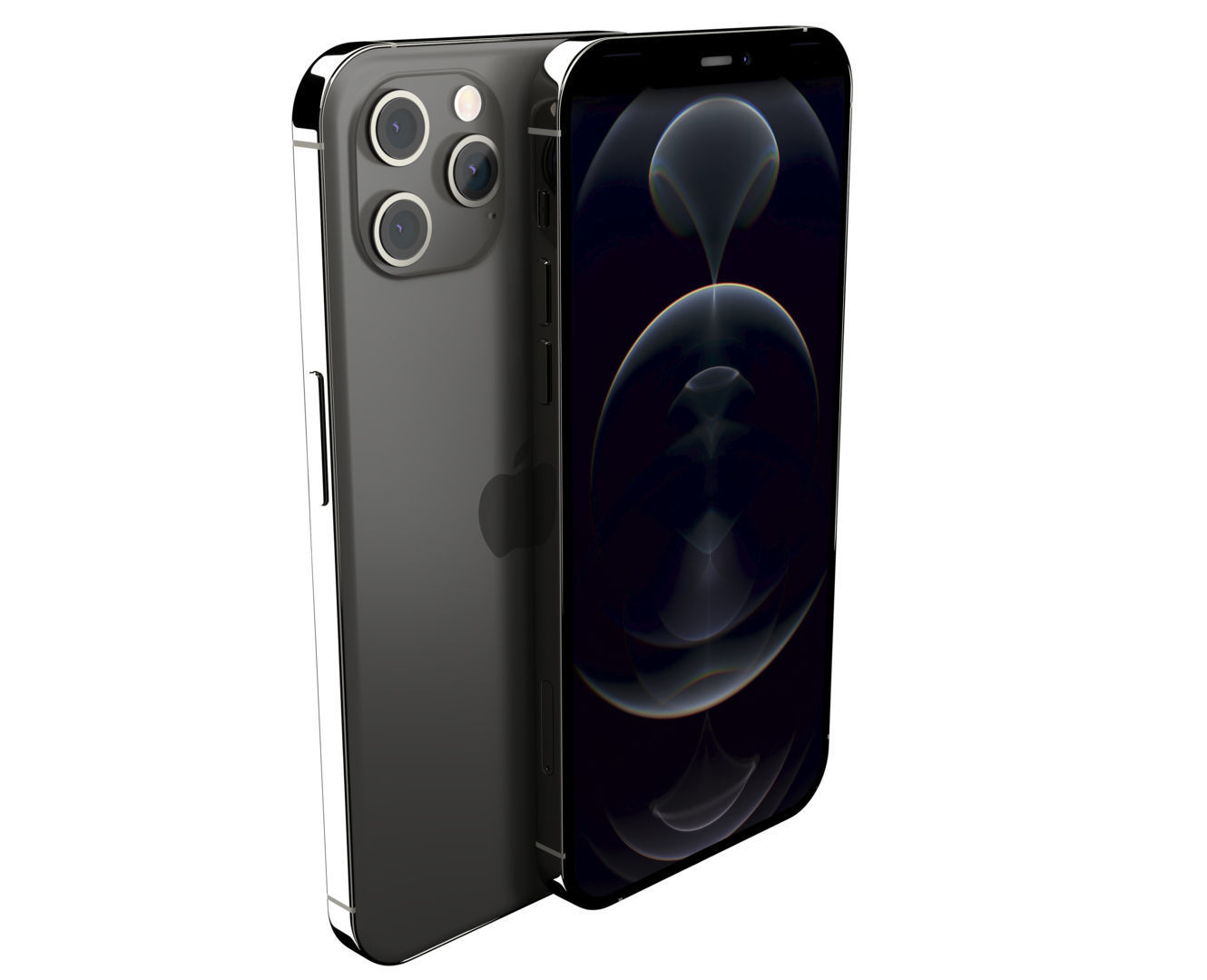 3D model Apple iPhone 12 Pro Max Graphite VR / AR / low-poly | CGTrader