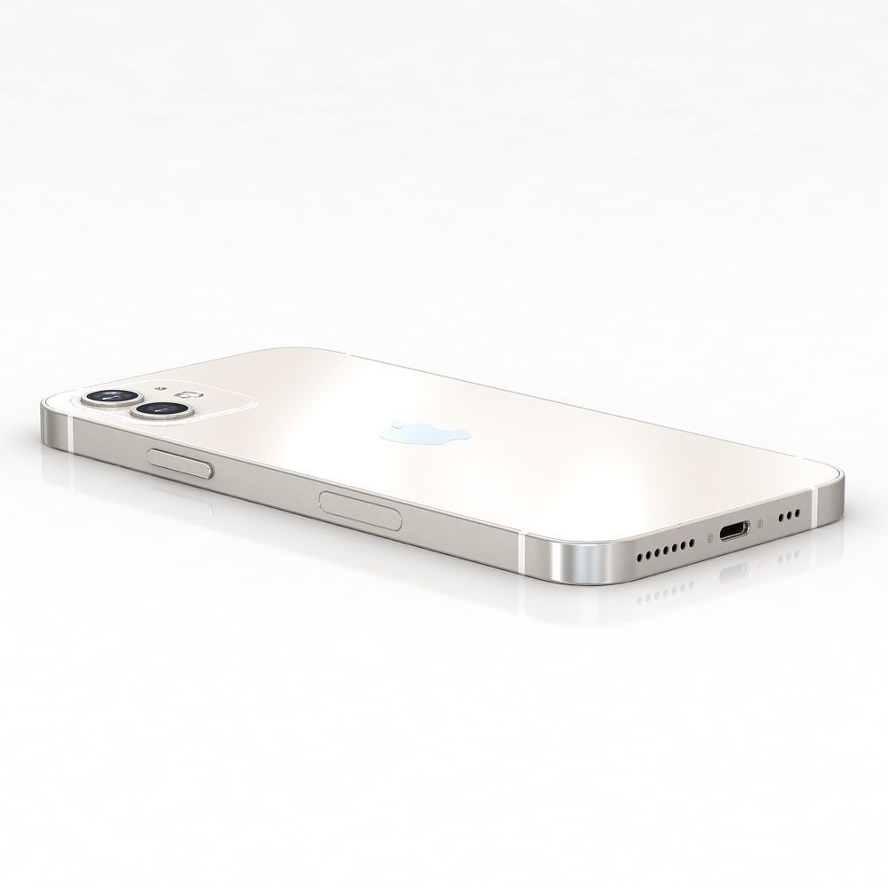 3D model Apple iPhone 12 WHITE VR / AR / low-poly | CGTrader