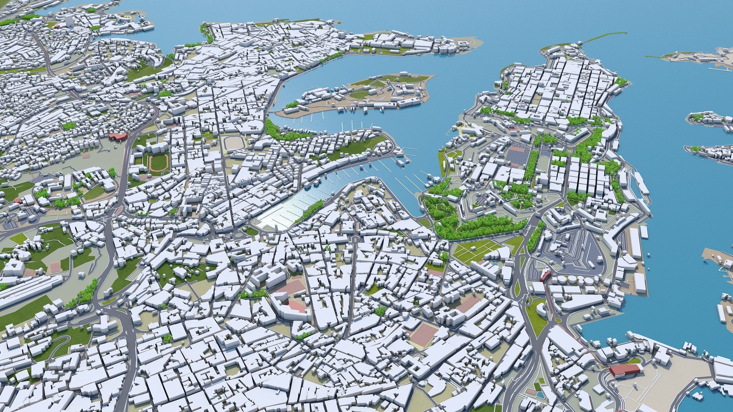 3D model Malta Country VR / AR / low-poly | CGTrader