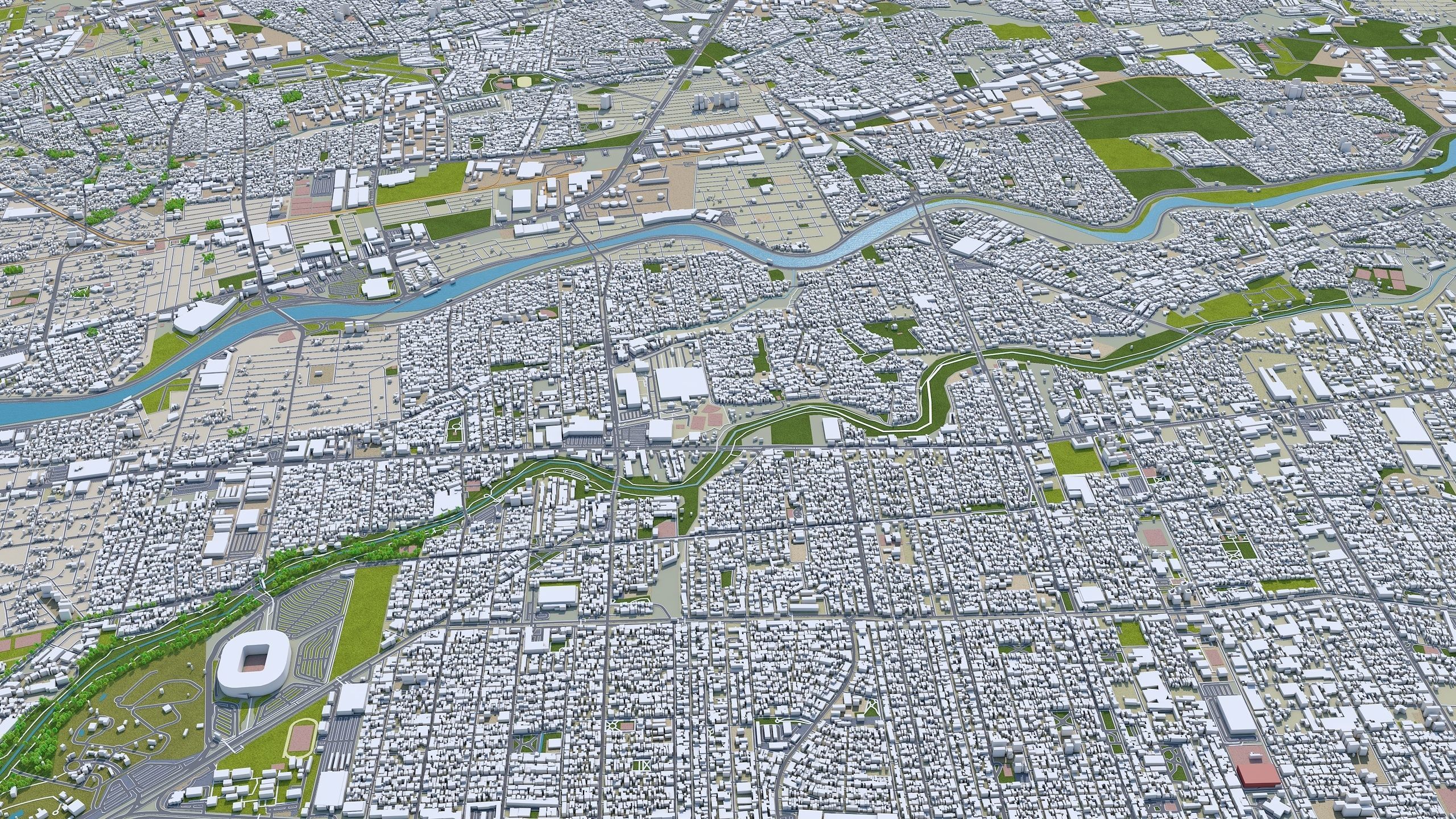 3D model Monterrey City Mexico VR / AR / low-poly | CGTrader