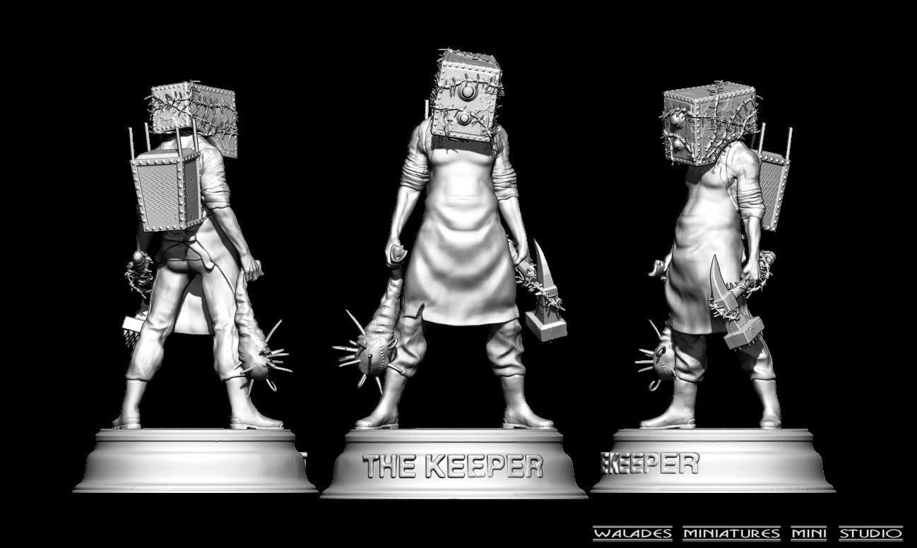 The Keeper 3D model 3D printable | CGTrader