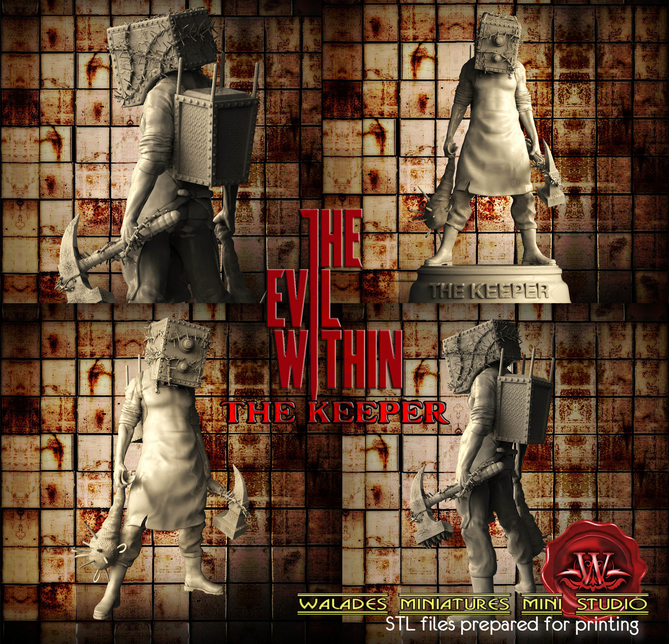 The Keeper 3D model 3D printable | CGTrader