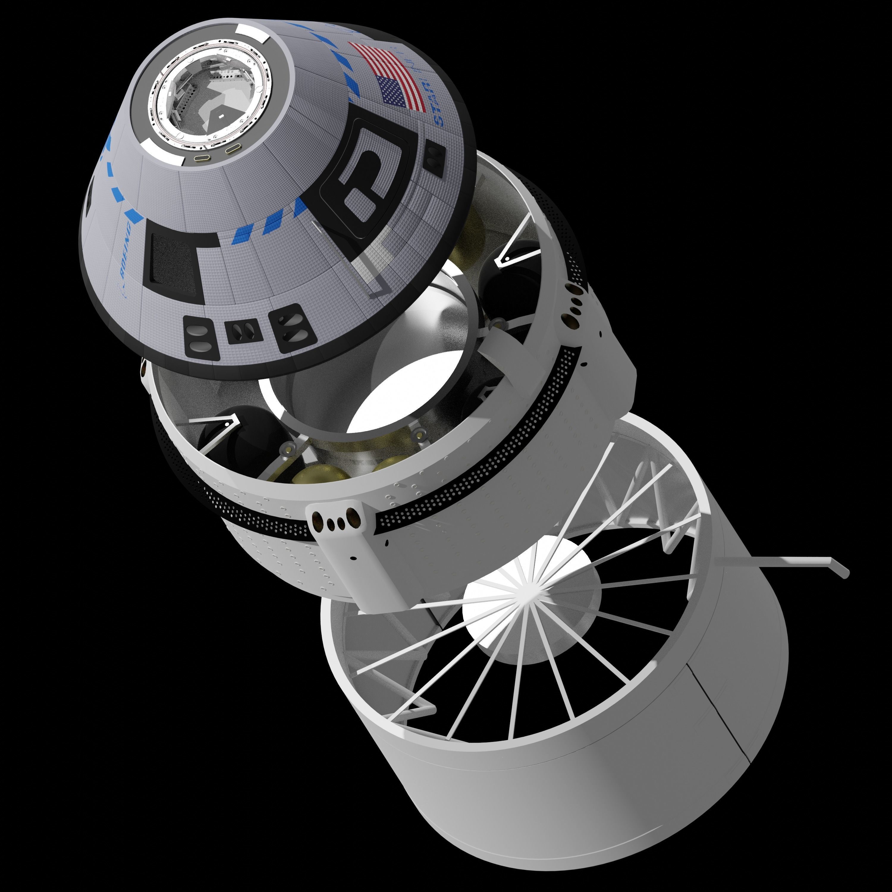 Boeing CST-100 Starliner 3D model | CGTrader